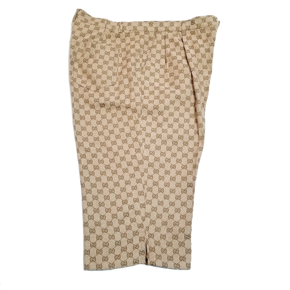 Gucci | Pants | Vintage Gucci Monogram Pants Shorts Gg | Poshmark